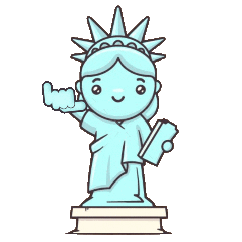 Statue Of Liberty Cartoon Cute