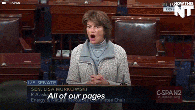 Lisa Murkowski News GIF by NowThis - Find & Share on GIPHY