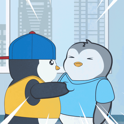 Grinding Lets Go GIF by Pudgy Penguins - Find & Share on GIPHY